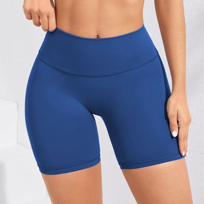 1 Piece High Waist Yoga Sports Shorts Outdoor Gym Running Wo
