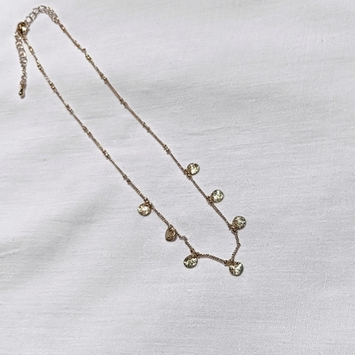 青岛外贸流行饰品欧美原单正品个性小众设计感抽象磨砂精品项链