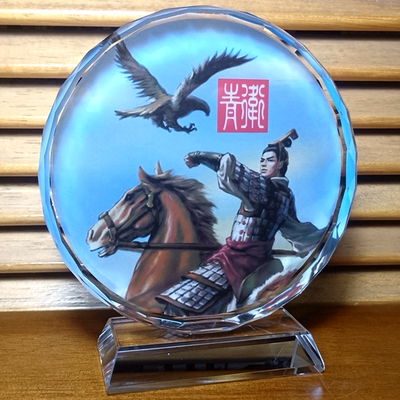 卫青摆设纪念品中国古代将军模型礼物礼品西汉装饰收藏品水晶摆件