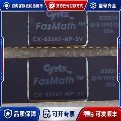 议价Cyrix FasMath CX-82S87-NP-SV 古可维修