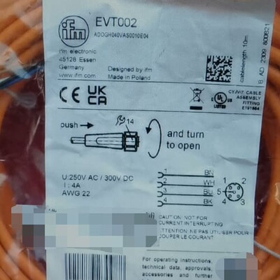 议价Ifm EVT002 易福门连接线 ADOGH040VA可维修