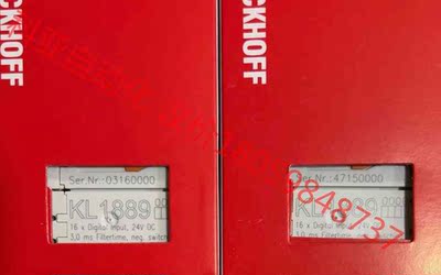 倍福原装全新模块KL1889  KL2889  全新带码