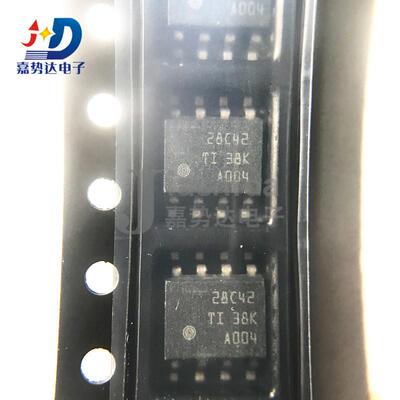 UCC28C42DR 丝印：28C42 开关控制器 SOP8 全新