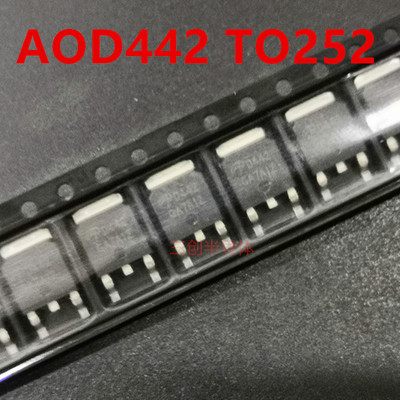 AOD442 全新N沟道场效应MOS管 37A 60V 贴片TO252 丝印 D442 5个