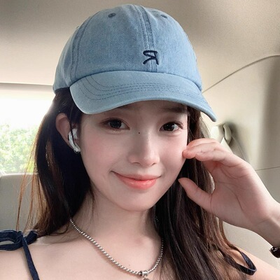 四季百搭复古牛仔棒球帽子男女潮