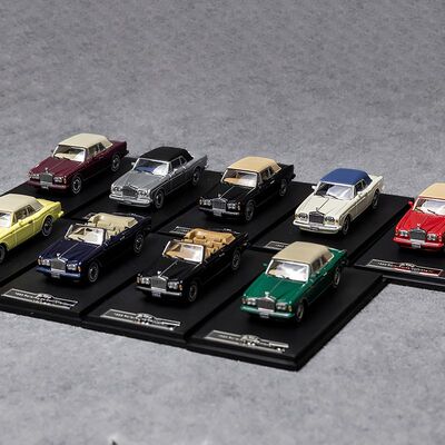 GFCC 1:64合金房跑车模型险路Corniche 软顶双门适用于劳斯莱斯RR