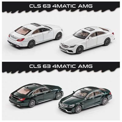 Mortal 1:64 奔驰CLS63 AMG 恶魔之眼 合金汽车模型 可开前盖成品