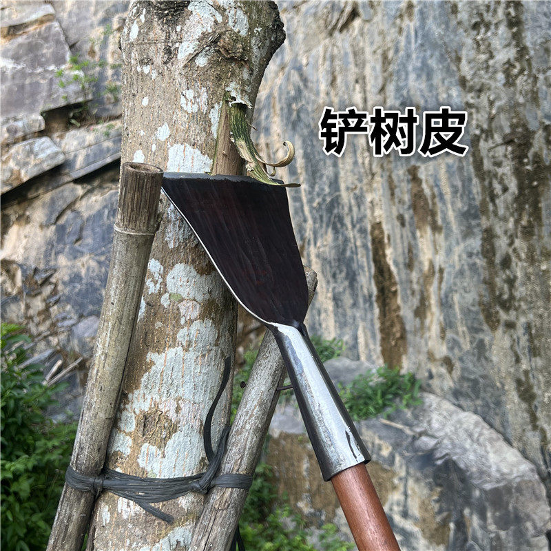 锻打老式钢一体铲树皮铲地铲冰铲刀清洁铲水泥墙铲挖树挖洞铲铲子