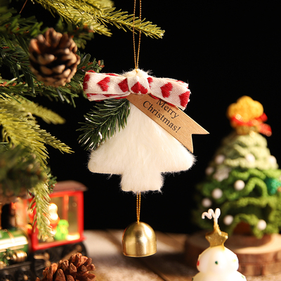 圣诞树圣诞节墙面装饰品场景氛围感布置车上挂饰蝴蝶结christmas