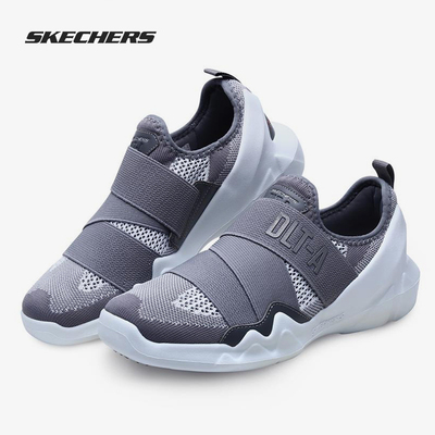 Skechers/斯凯奇正品春新款DLTA懒人休闲鞋 一脚套潮鞋熊猫鞋