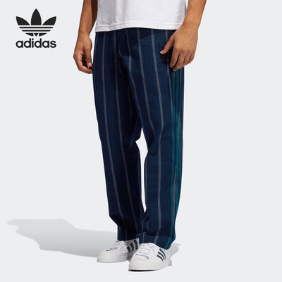 阿迪达斯男子夏季泡泡纱运动长裤
