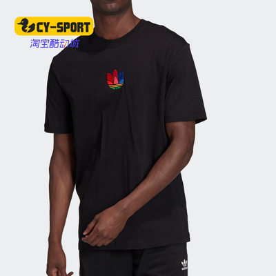 阿迪达斯男士运动休闲T恤