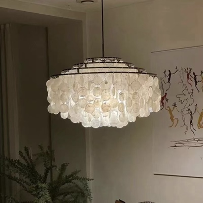【官方正品】丹麦VERPAN珍珠贝母吊灯别墅走廊楼梯灯客厅餐厅吊灯
