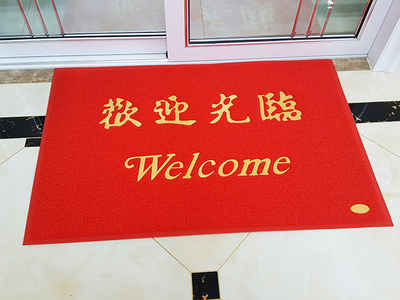 欢迎光临门垫进门地垫出入平安