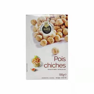 法国进口乐宝干扁豆黑豆绿豆鹰嘴豆豌豆500g lentilles西式扁豆