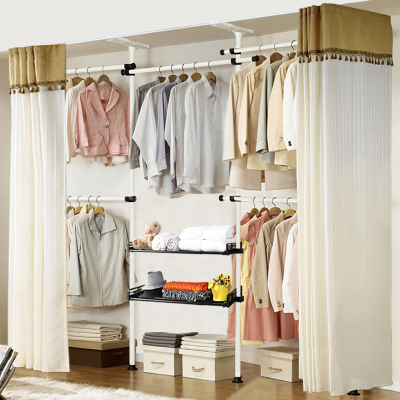 钢管加粗经济型组装简易布衣柜