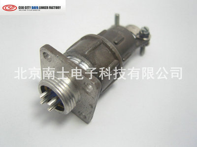 CSP 大发 CX14/X14-4芯 航空插头插座 法兰插座 开孔14mm X14K4P