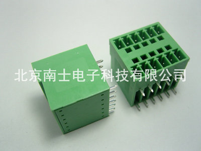 日精 2ERJRH-12P 2*6 接线端子 3.81MM 300V/8A KF2EDGRH 双层