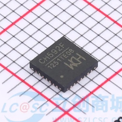 全新原装 CH592F 封装 QFN-28(4x4) 无线收发芯片