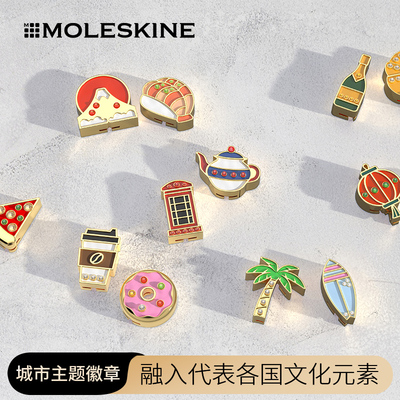 Moleskine城市主题徽章