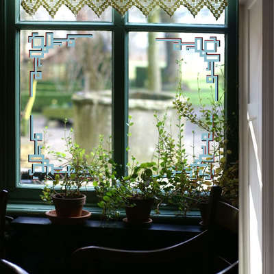 Funlife法式中国风古色古香窗贴