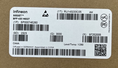 全新原装晶体管BFP420H6327