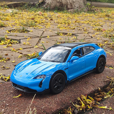 1/36保时捷Taycan合金汽车模型回力声光玩具跑车宾利Bacalar敞篷