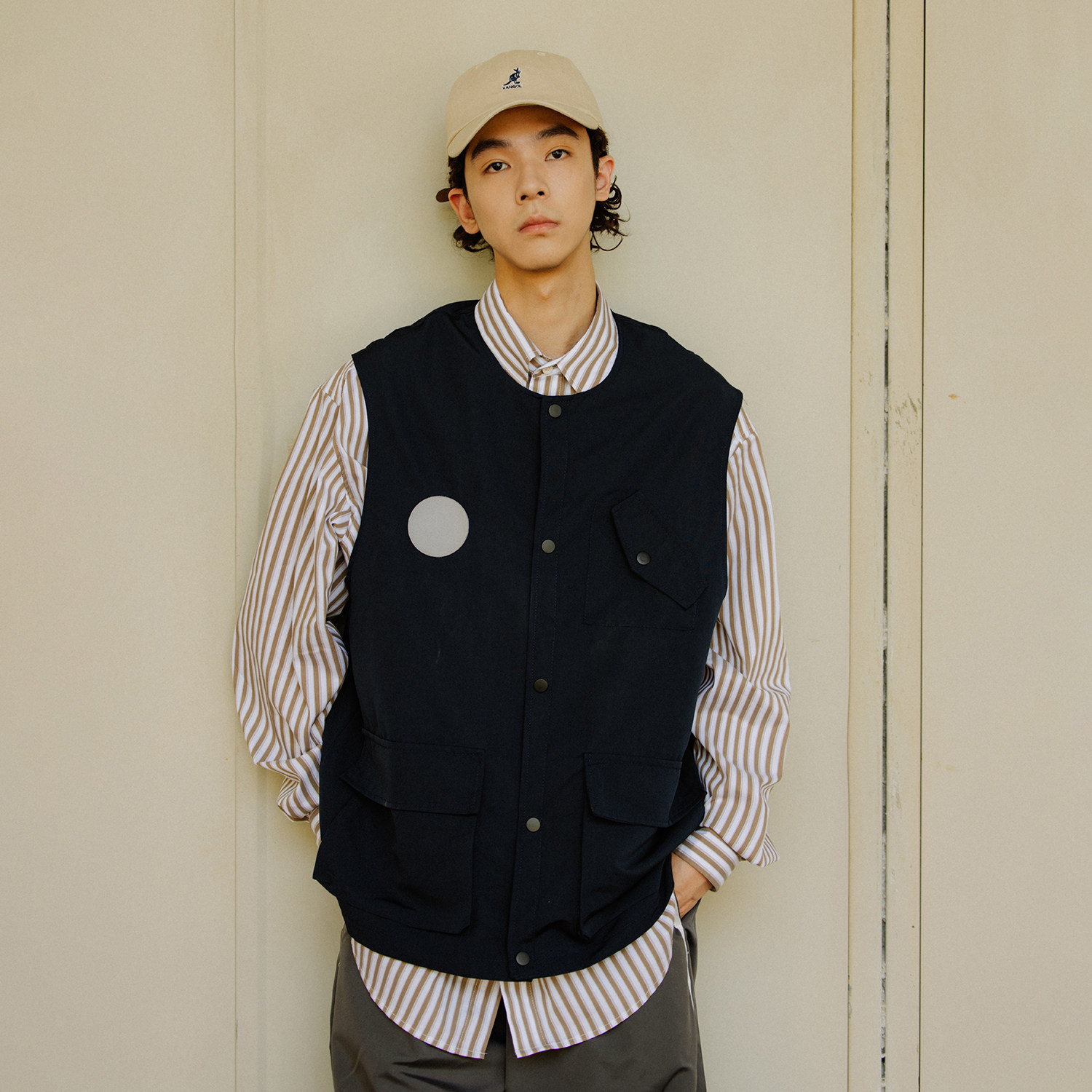 TMOR复古潮流秋冬新品日系机能工装马甲宽松休闲百搭叠穿战术背心_虎窝淘