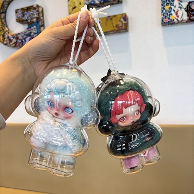 泡泡玛特SKULLPANDA光织园系列毛绒公仔保护壳冬日乐章二代保护罩