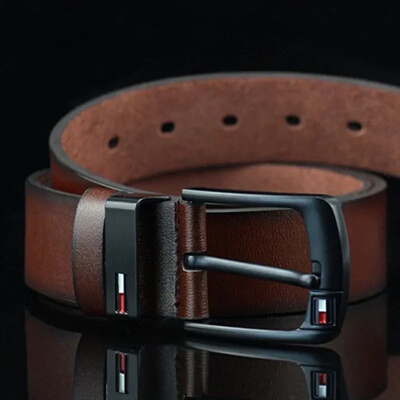 Belt for Men 2024 Famous Luxury Brand Design PU Leather Cla