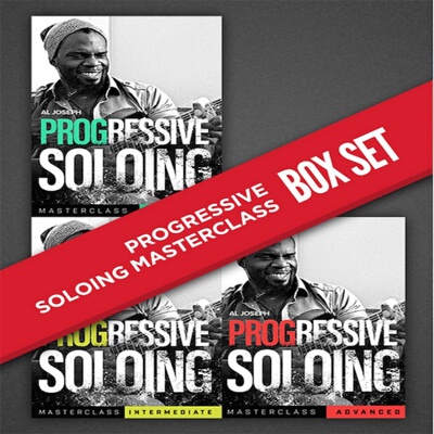 Progressive Soloing Masterclass Al Joseph 3套前卫吉他独奏+音