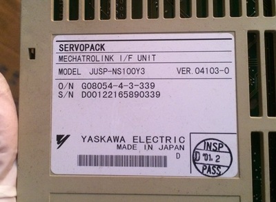二手JUSP-NS100Y3安川驱动器扩展