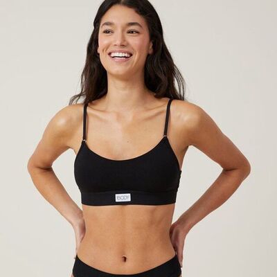 外贸原单cotton on body女INS欧美无痕内衣超薄性感美背背心文胸