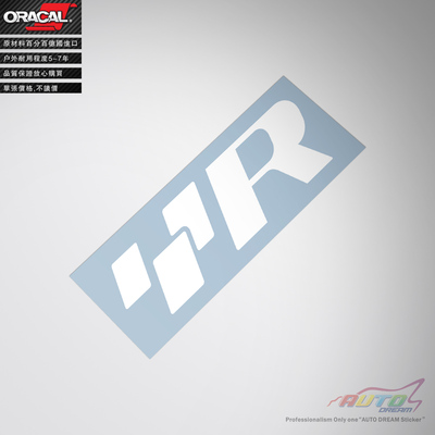 Volkswagen Racing sticker decal福斯R标车贴纸车贴花改装车贴纸