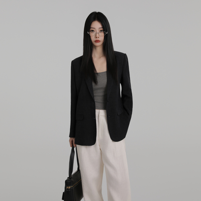 DYLIELY春装通勤宽松女西装