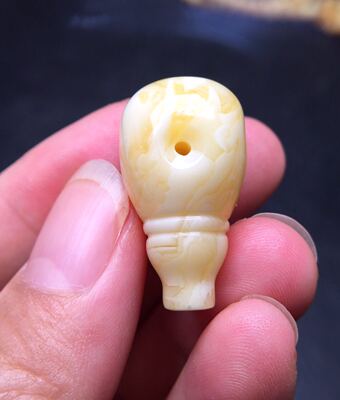 俄料蜡质标志佛头