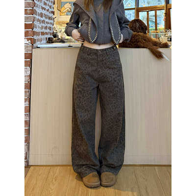 XFX美式复古宽松腰围可