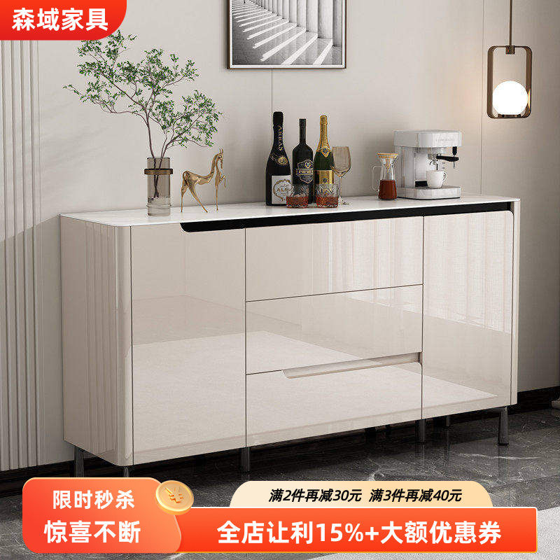 轻奢餐边柜酒柜一体靠墙置物柜简约现代客厅家用储物柜厨房碗柜子