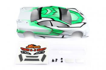 SERPENT  Body190mmLex-ISGreen v2S411 pre cut EFRA4030 170347