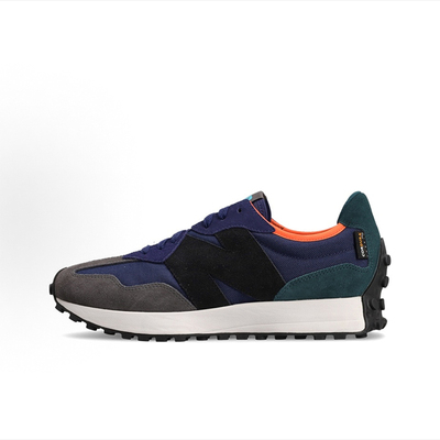 New Balance NB 327 舒适跑步鞋男女同款黑紫MS327WA1清仓特价