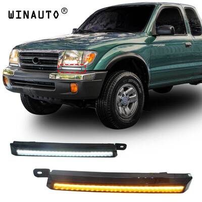 适用于塔库玛Tacoma 98-00 LED日行灯日间行车灯双色改大灯下饰板