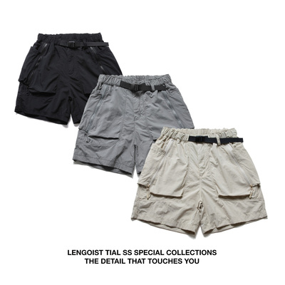 DOMINGO RIVER SHORTS 机能户外男女松紧扣多口袋拉链短裤夏日