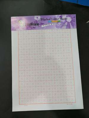 玛丽16k硬笔书法纸儿童田字格