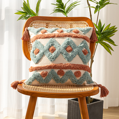 依兮簇绒抱枕套波西米亚