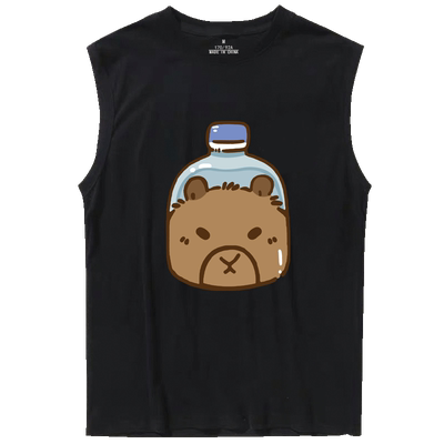 卡皮巴拉可爱水豚君周边纯棉背心