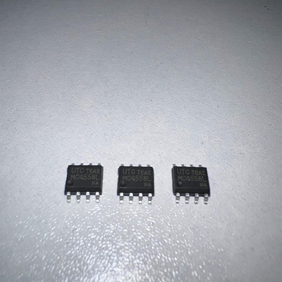 原装进口MC4558L 贴片SOP-8 双运算放大器芯片IC CD4558 TJM4558