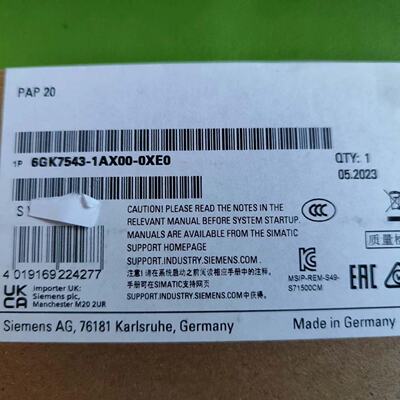 6GK75431AX000XE0全新原装正品现货议价