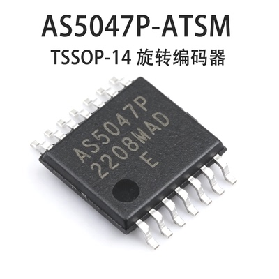 AS5047P-ATSM14位磁编码器现货