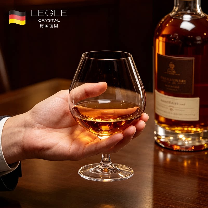 进口高档无铅水晶白兰地杯 绰约大肚高脚洋酒杯家用干邑品鉴杯