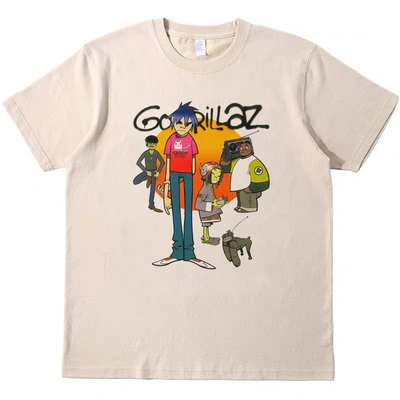 短袖bf男女情侣T恤复古